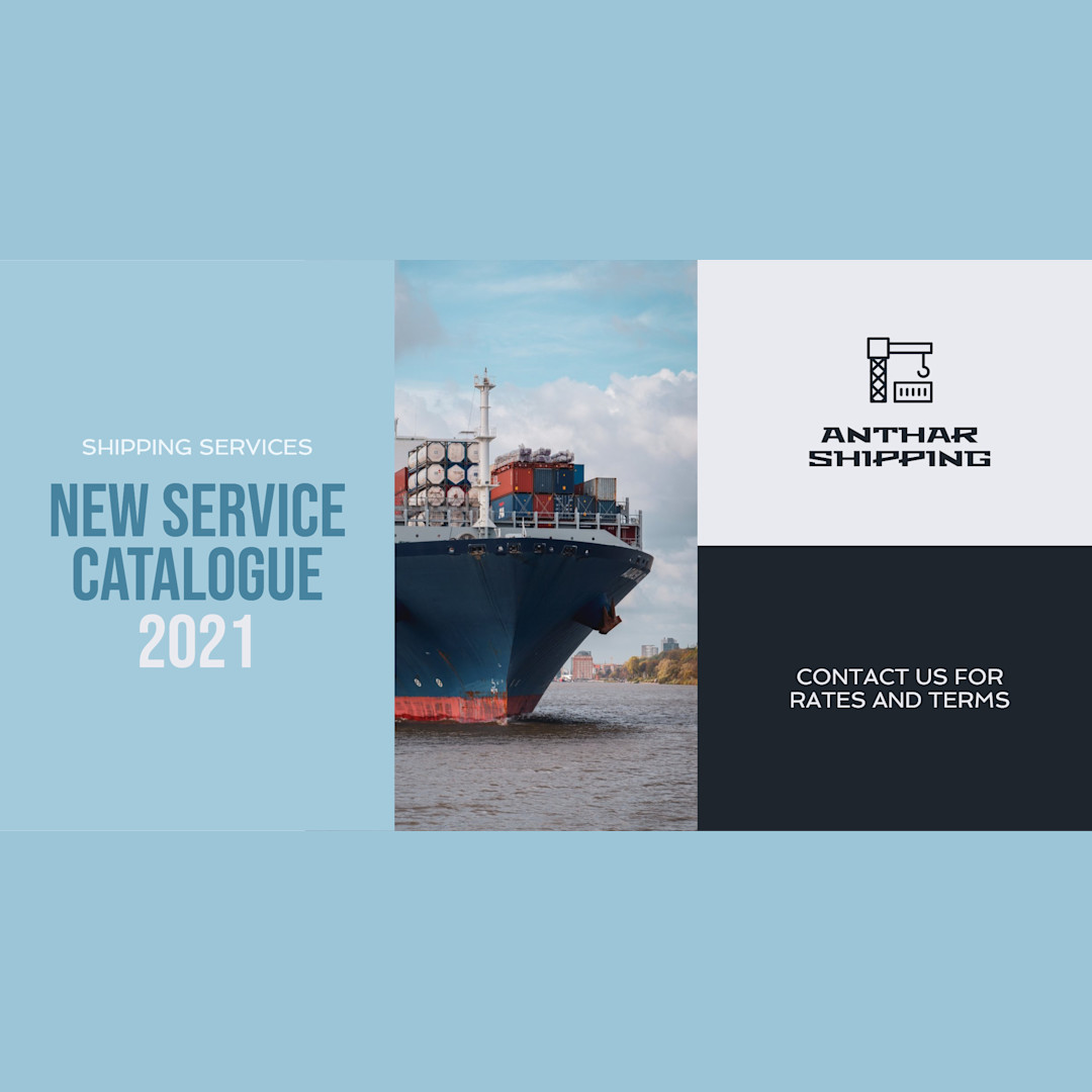 New Shipping Service Catalogue | Templates | Stencil