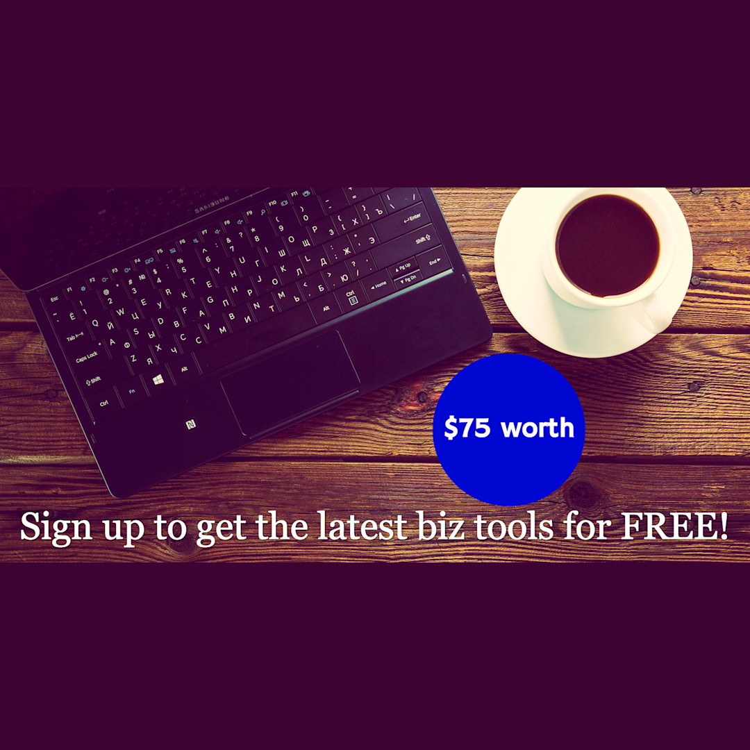 Sign up to get biz tools for free | Templates | Stencil
